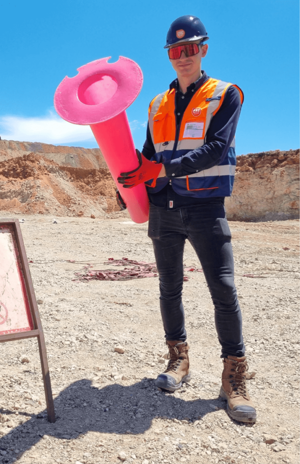 Pink Collar Saver Cones | ERG Industrial
